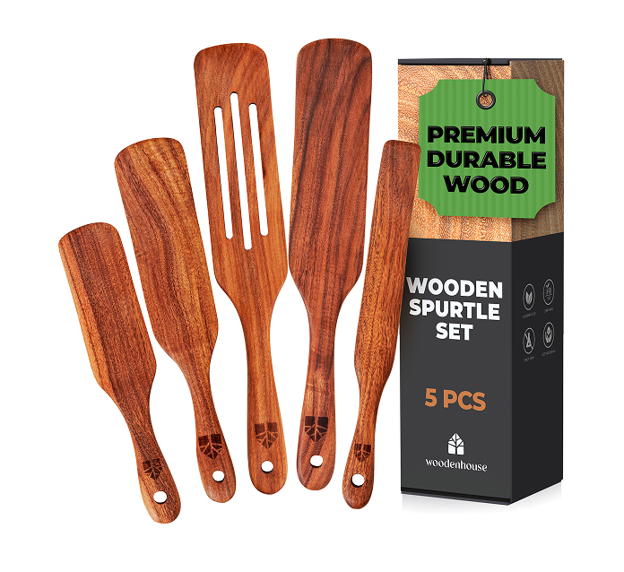 Wooden Spurtle Set of 5 – Woodenhouse Lifelong Quality